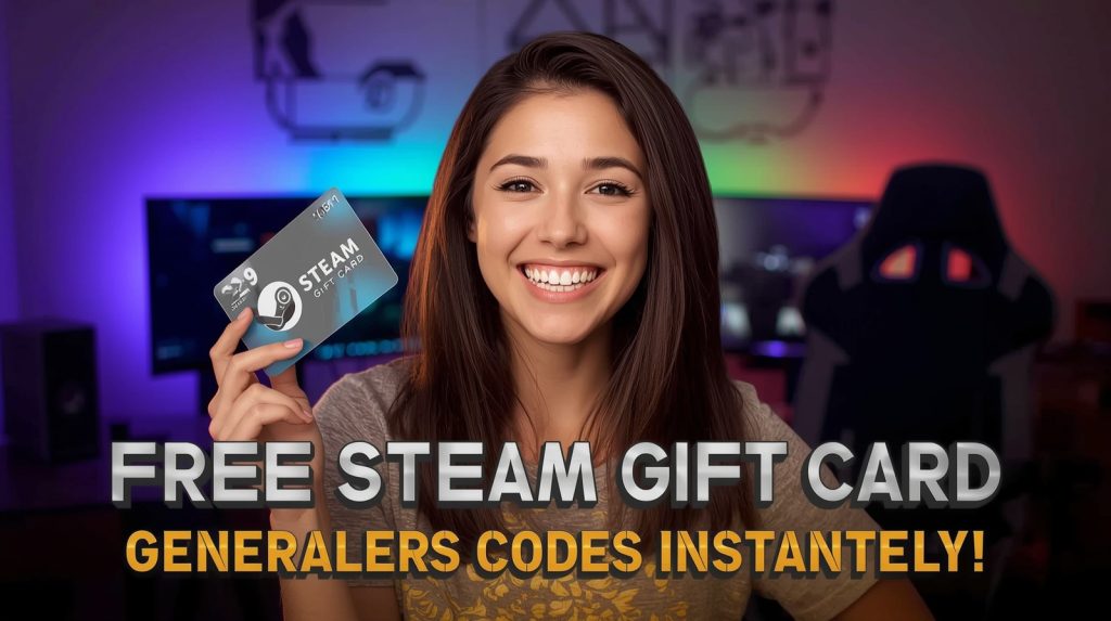 Free Steam Gift Card Generator – Get Codes Instantly!